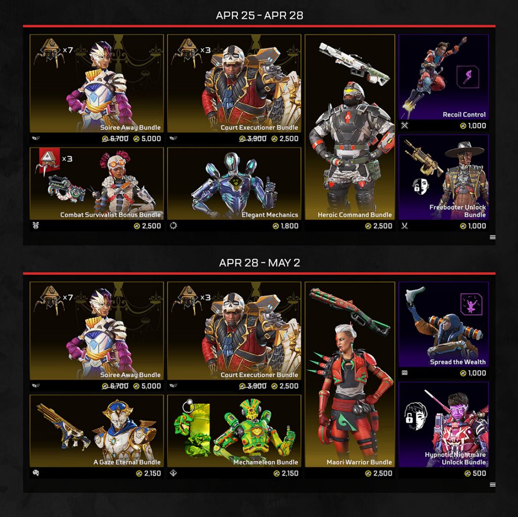 No mask can hide a Legend long in the Veiled Collection Event