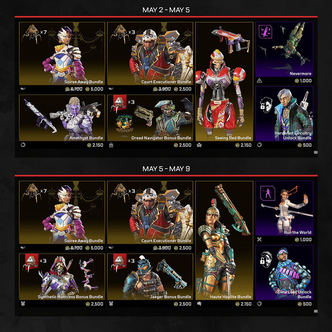 No mask can hide a Legend long in the Veiled Collection Event