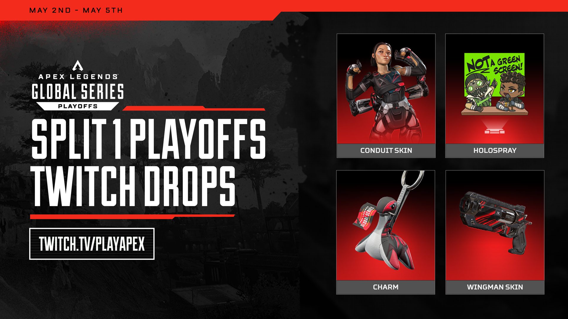 Apex Legends Global Series, año 4, división 1: Drops de Twitch exclusivos