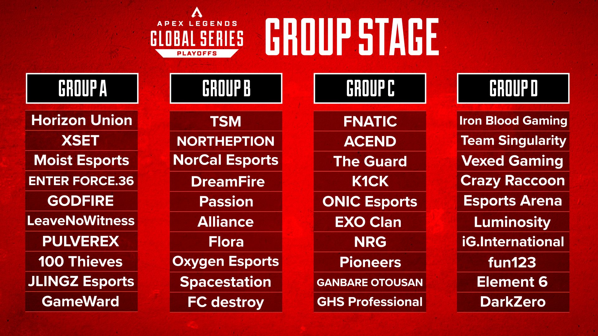 Apex Legends Esports Events Calendar - EA Official Site