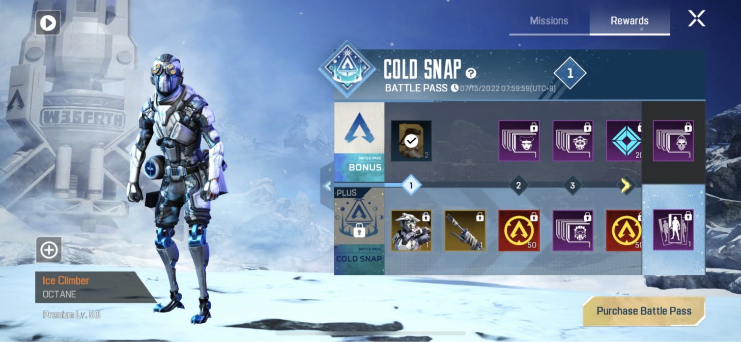 Apex Legends Mobile Cold Snap Patch Notes