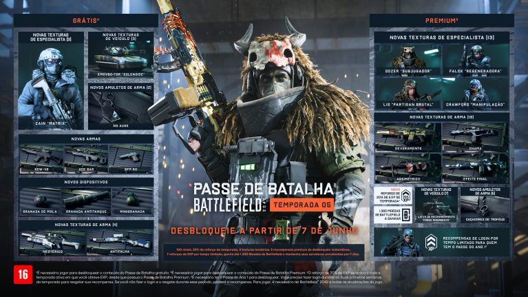 ATUALIZAÇÃO 5.0.0 DE BATTLEFIELD 2042