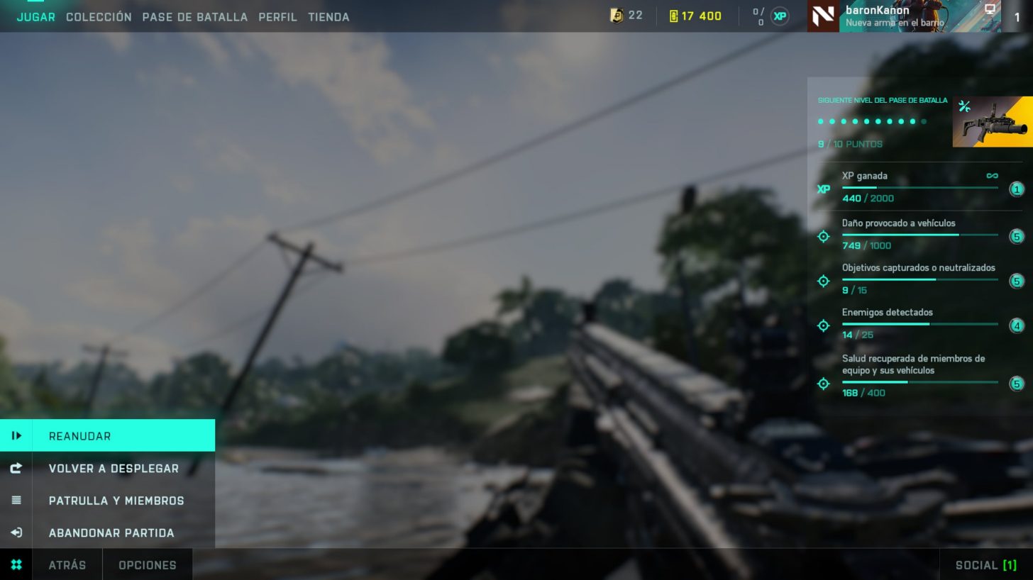 Economía y progreso en el juego de Battlefield 2042 - Electronic Arts