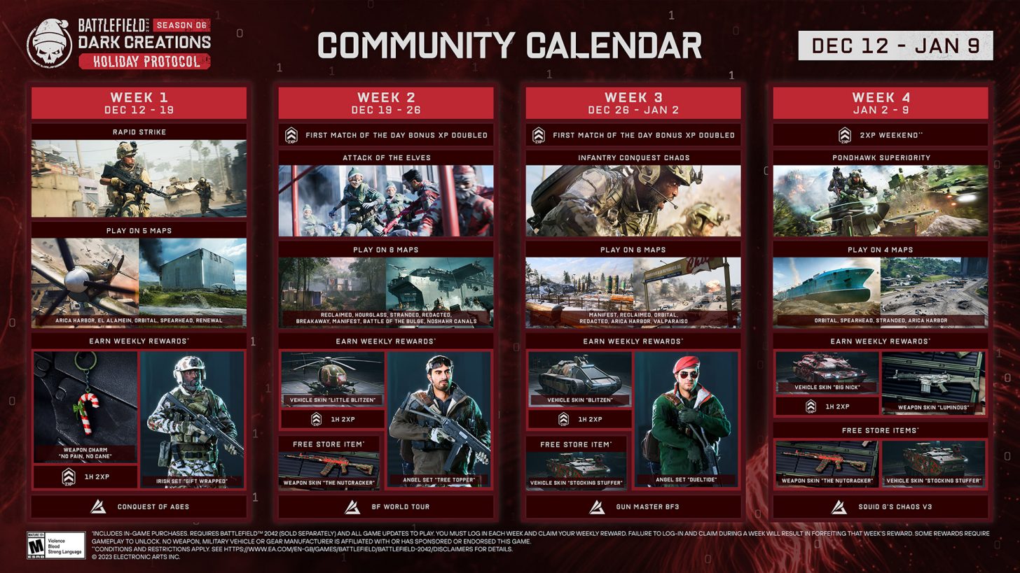 Battlefield 2042 – Community Calendar – Electronic Arts