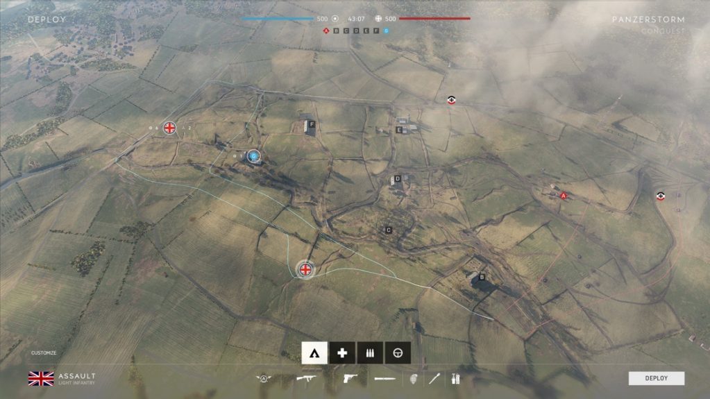 「Battlefield V」のマップ：Panzerstorm