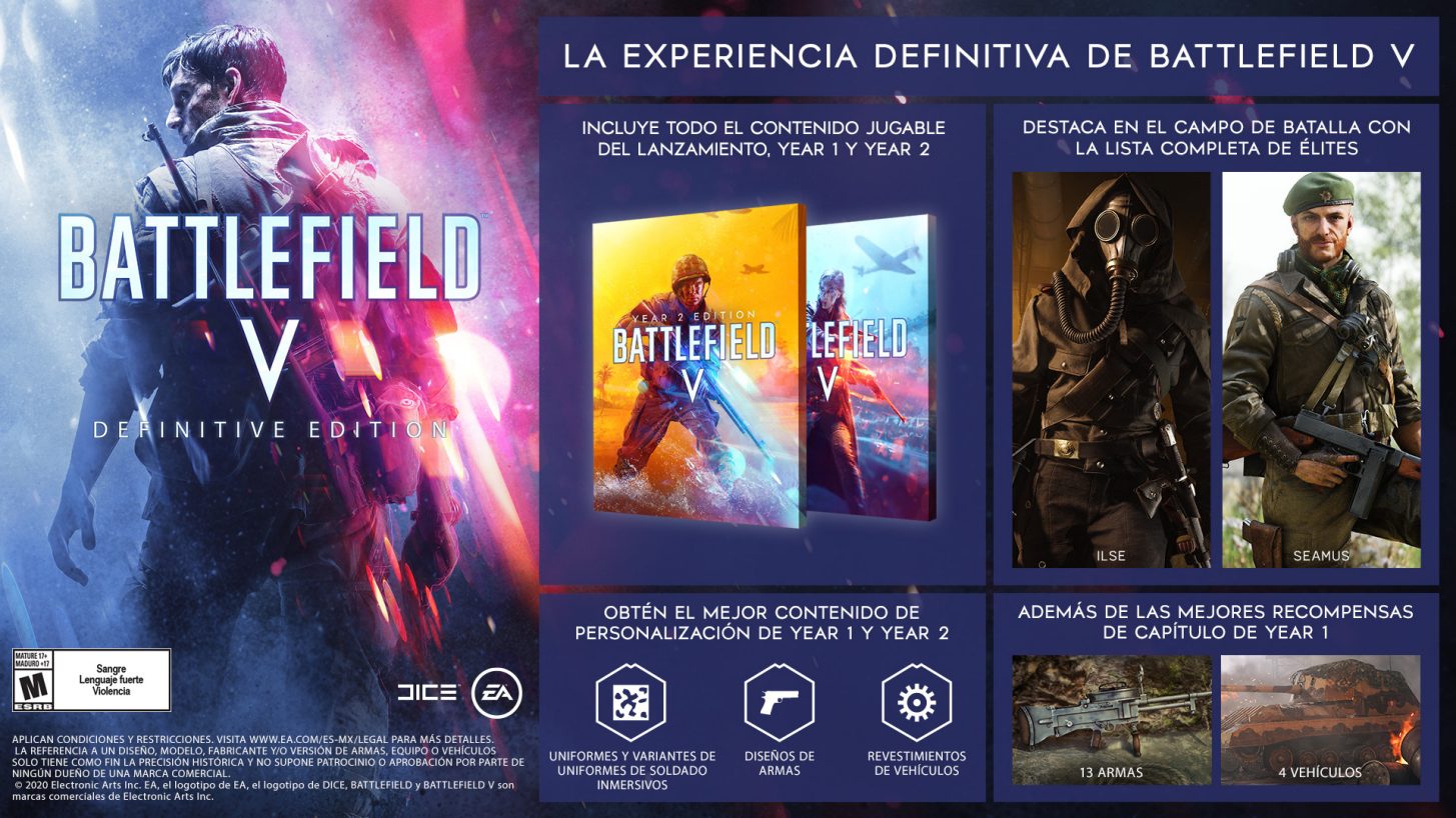 Battlefield V Definitive Edition disponible ahora