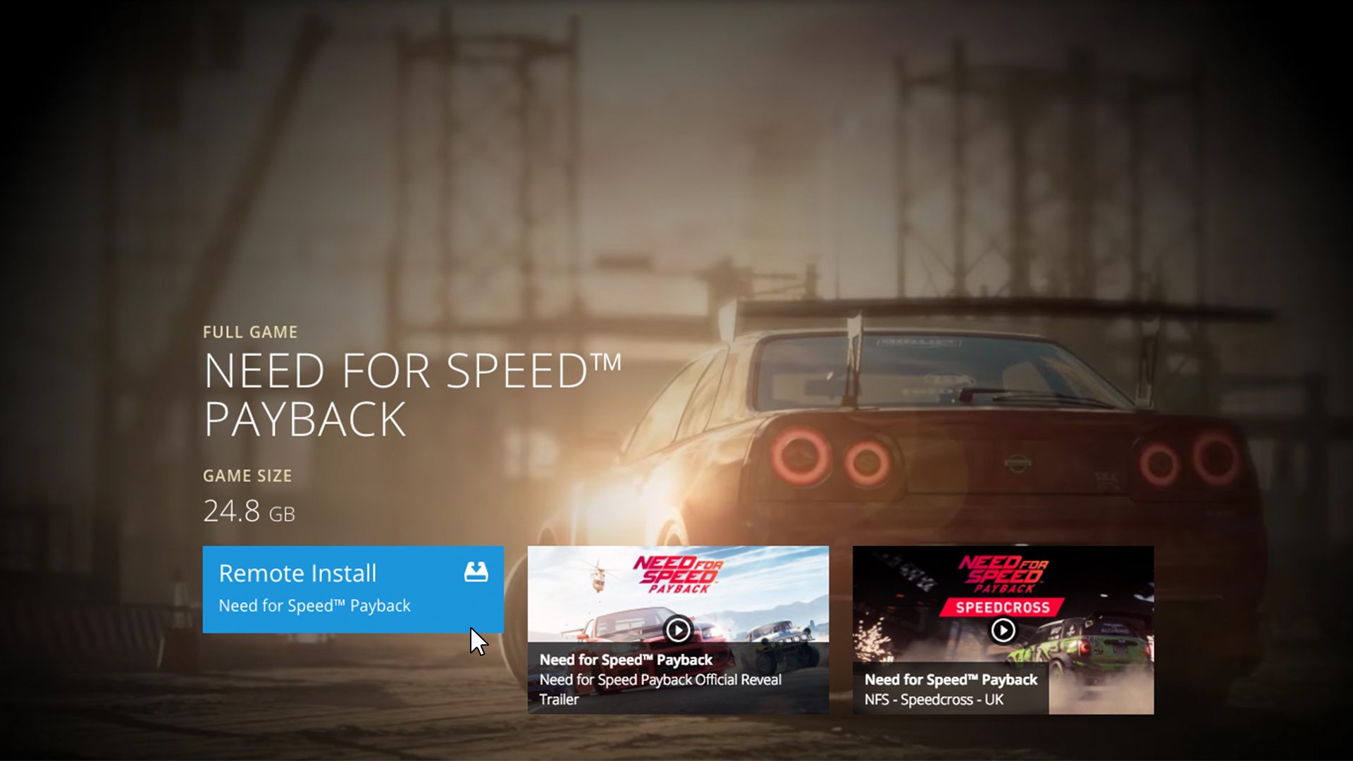 Remote Installs Now Available On EA Access*
