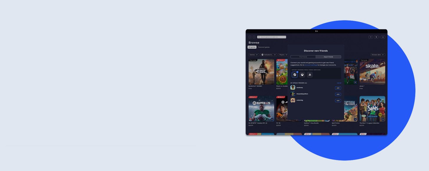Download the EA app – Powering next generation of PC gaming ...