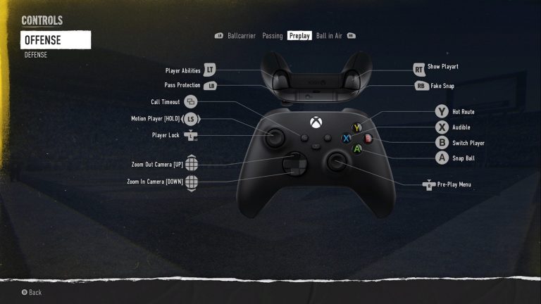 College Football 25 Controls For Xbox – Electronic Arts