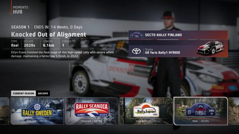 EXPLORE THE VARIOUS GAME MODES IN EA SPORTS™ WRC