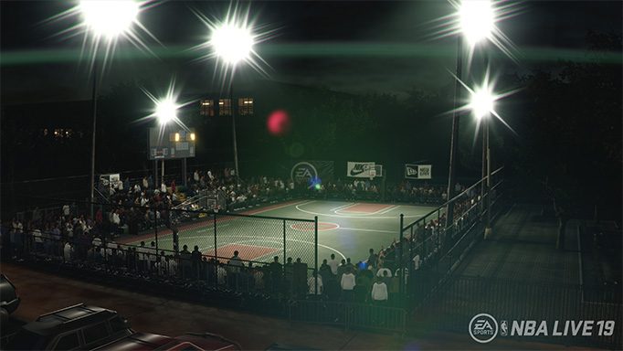 Explora The Streets en NBA LIVE 19: Rucker Park