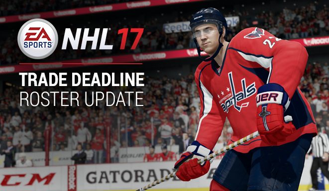 NHL 17 Trade Deadline Roster Update