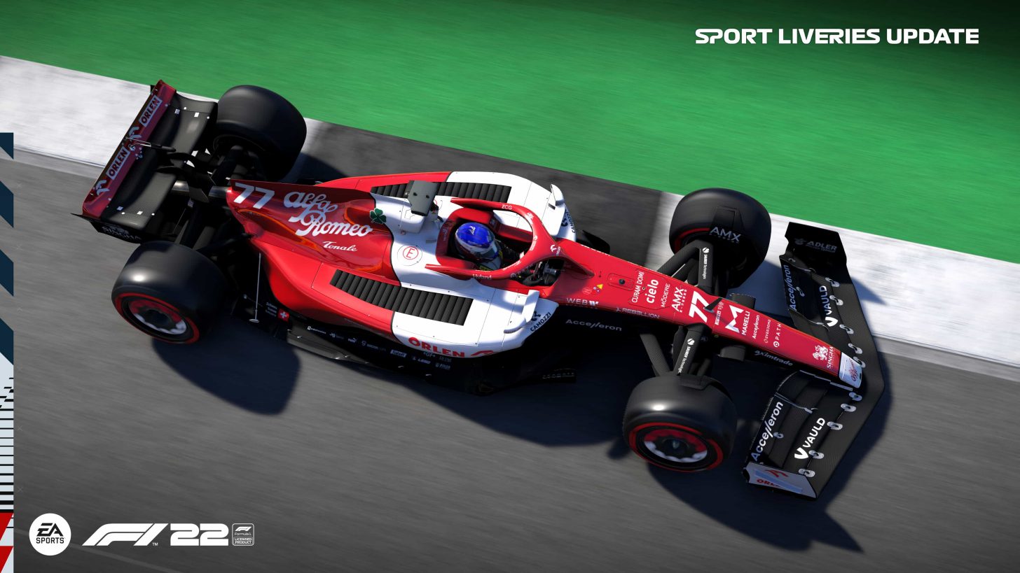 F1® 22 Sport Liveries Update Now Available