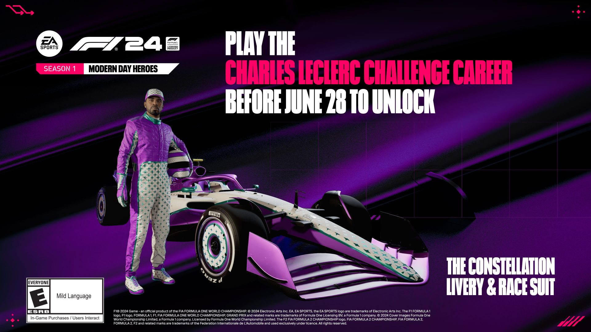 CELEBRATE MODERN DAY HEROES WITH SEASON 1 IN F1® 24