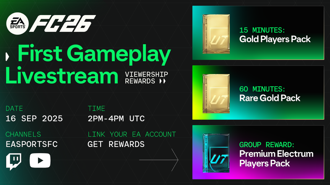 EA SPORTS FC™ 26 | First Gameplay Livestream