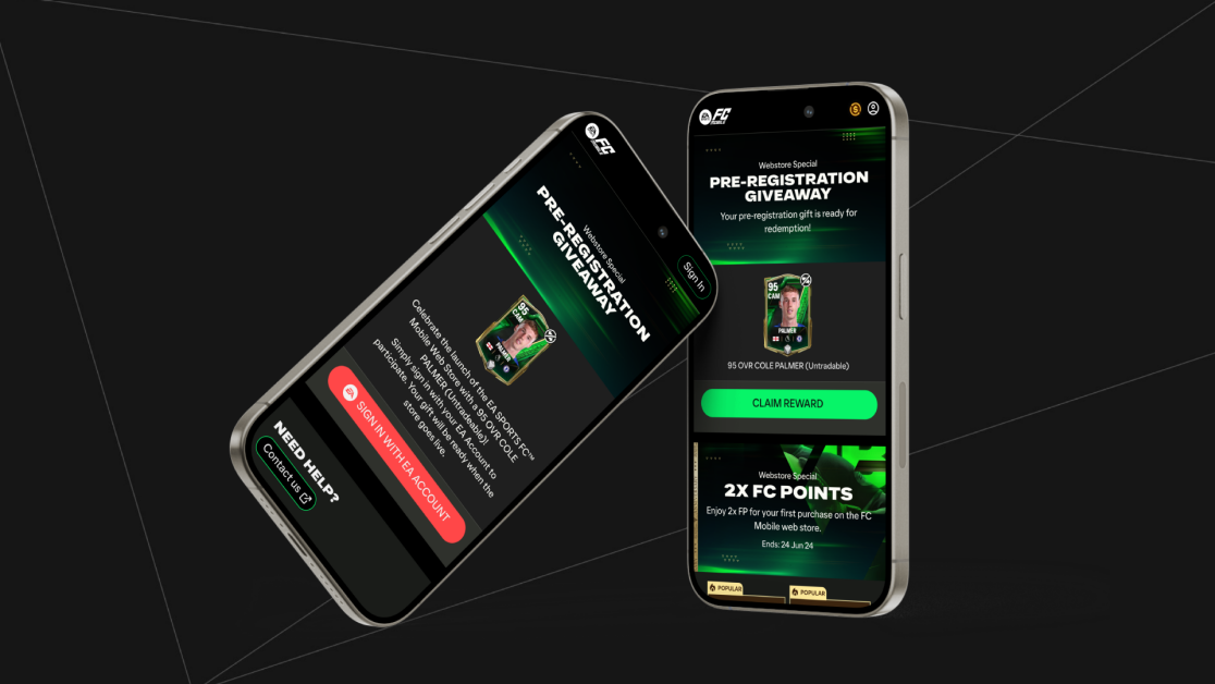 EA SPORTS FC™ Mobile Webstore Officially Launched