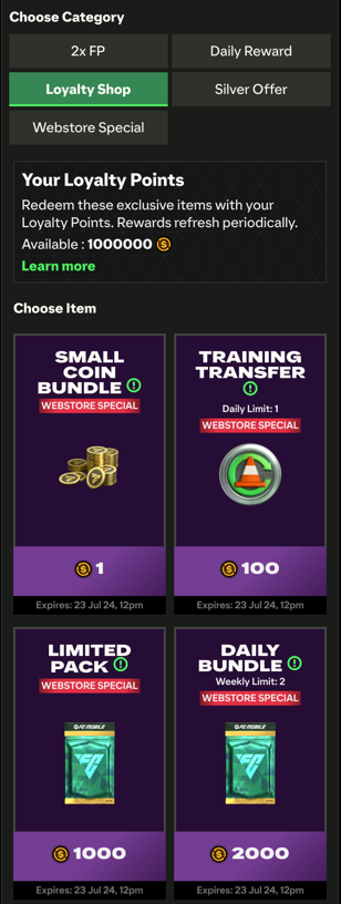 EA SPORTS FC™ Mobile Webstore Officially Launched