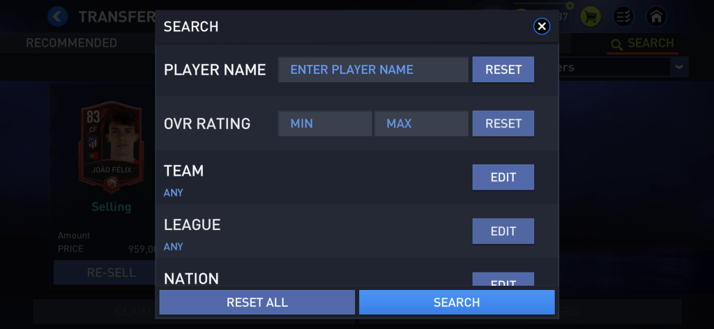 FIFA Mobile - New Season: Core Content & Market - EA SPORTS Official Site