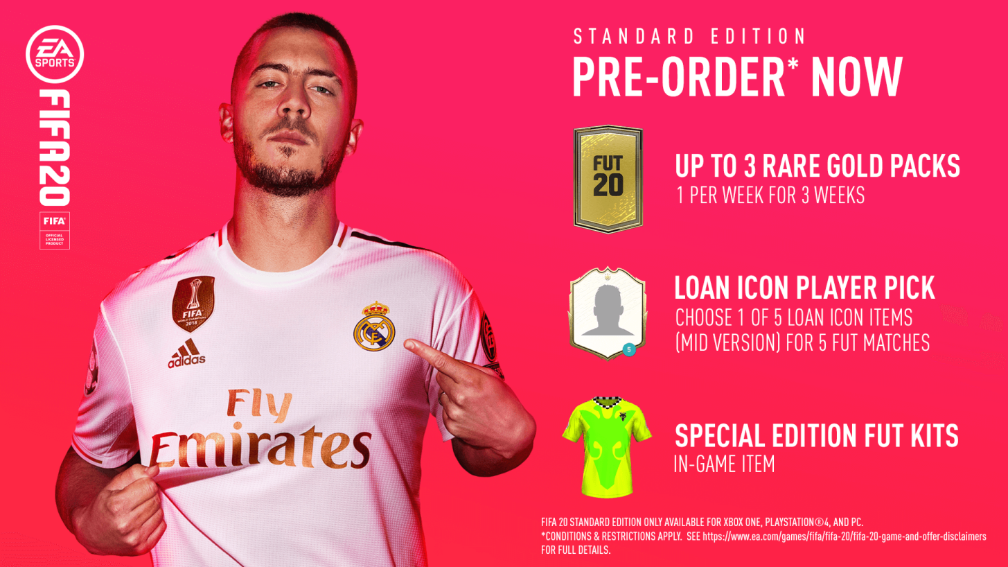 FIFA 20 Pre-Order Offers - Ultimate, Champions, Standard Editions