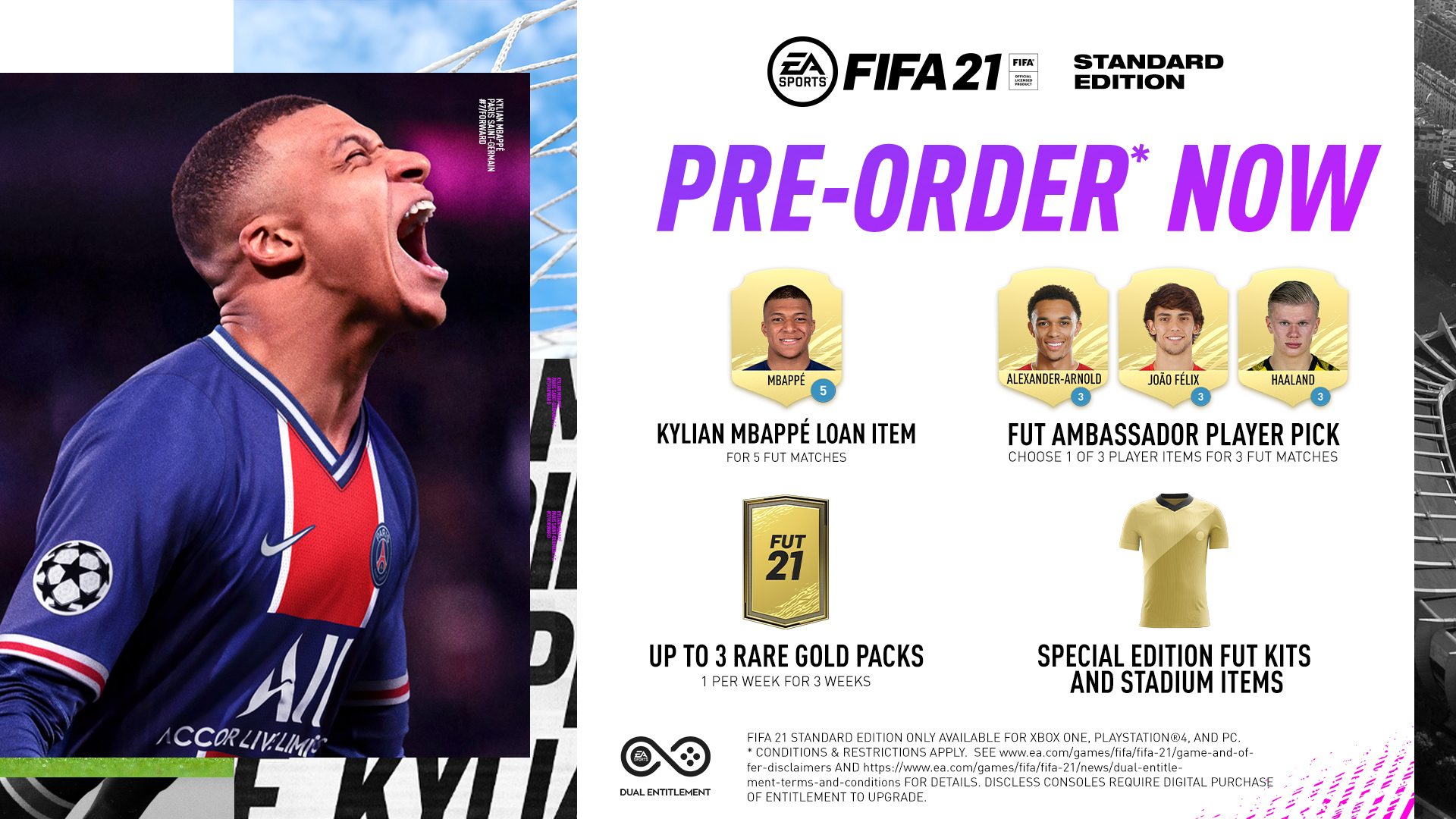 FIFA 21 Pre-Order Offers - Ultimate, Champions, Standard Editions