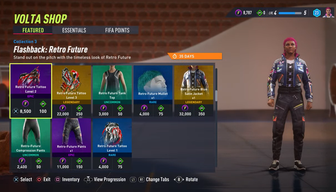 Volta Shop Experience - FIFA 22 - EA SPORTS Official