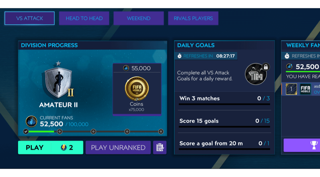 FIFA Mobile 2020 - Division Rivals - EA SPORTS Official Site