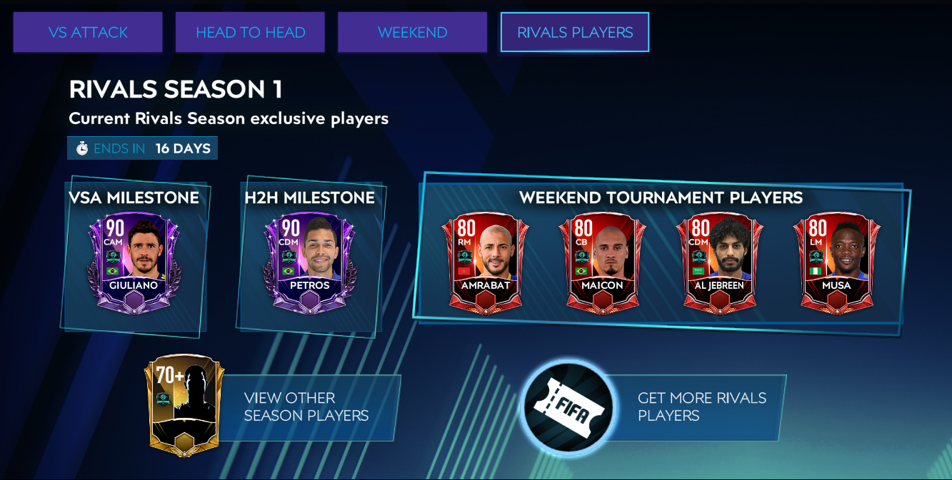 FIFA Mobile 2020 – Division Rivals – Officiel EA SPORTS-side