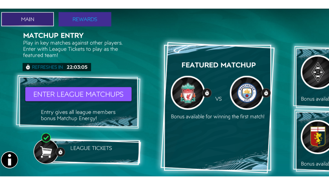 FIFA Mobile 2020 - League Matchups - EA SPORTS Official Site