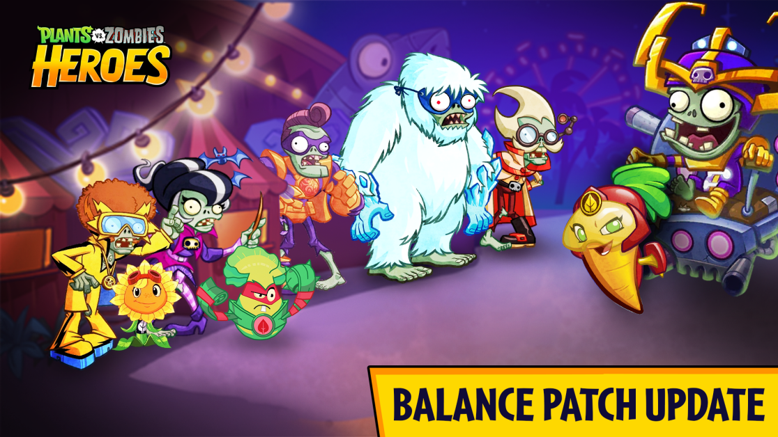 Plants Vs Zombies: Heroes Balance Update for December 2024