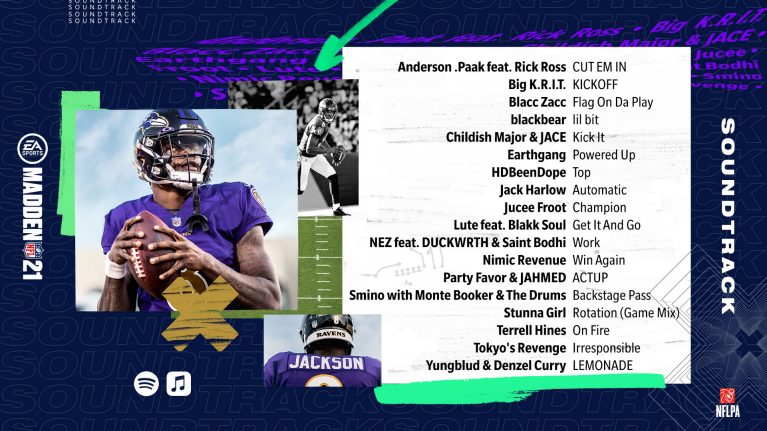 Madden NFL 21 Soundtrack