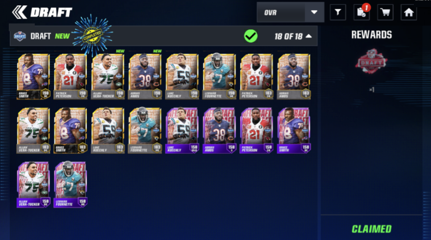 Madden NFL 24 Mobile - Collections & Albums