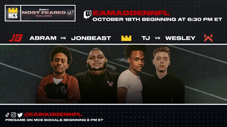 MADDEN 24 NFL - MCS MOST FEARED CHALLENGE BROADCAST