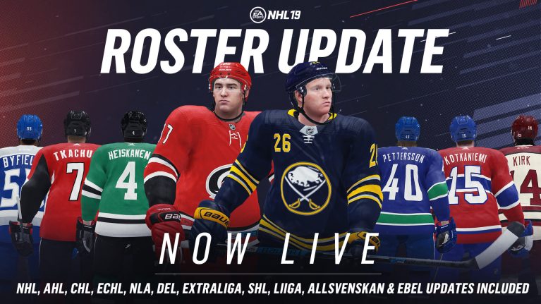 NHL® 19 – October Roster Update – EA SPORTS™ Official Site