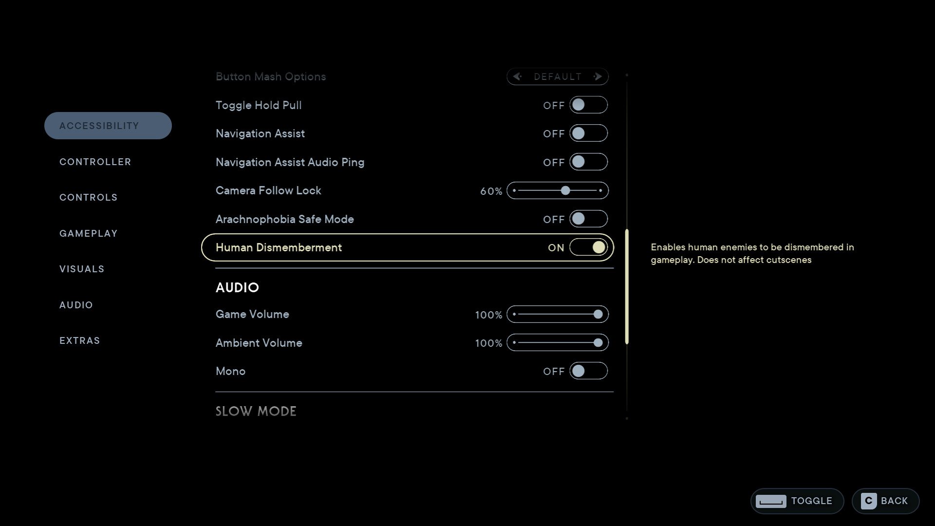 Star Wars Jedi: Survivor Accessibility Settings For PC - An Official EA Site