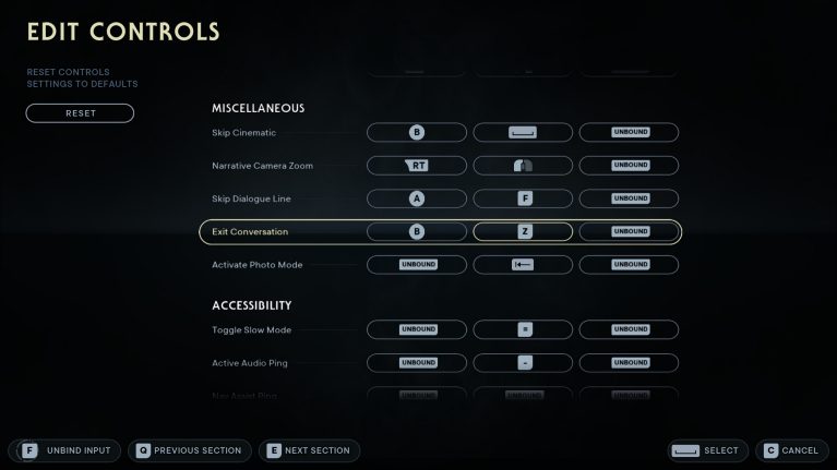 Star Wars Jedi: Survivor Controller Settings For PC - An Official EA Site Star Wars Jedi: Survivor Controller Settings For PC - An Official EA Site