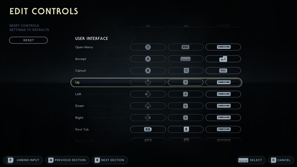 Star Wars Jedi: Survivor Controller Settings For PC - An Official EA Site Star Wars Jedi: Survivor Controller Settings For PC - An Official EA Site