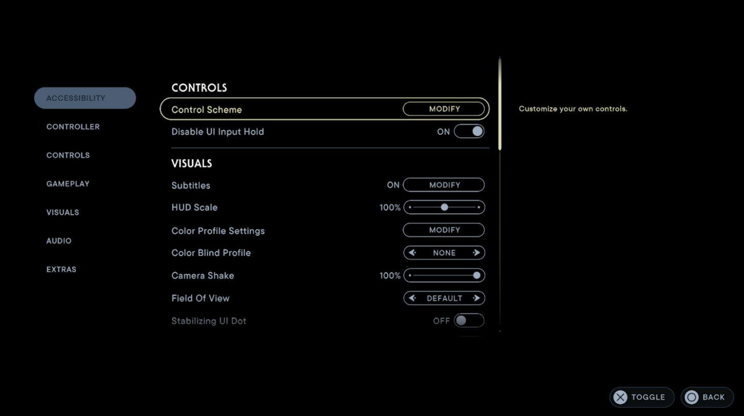 Star Wars Jedi: Survivor Accessibility Settings For PS5 - An Official ...