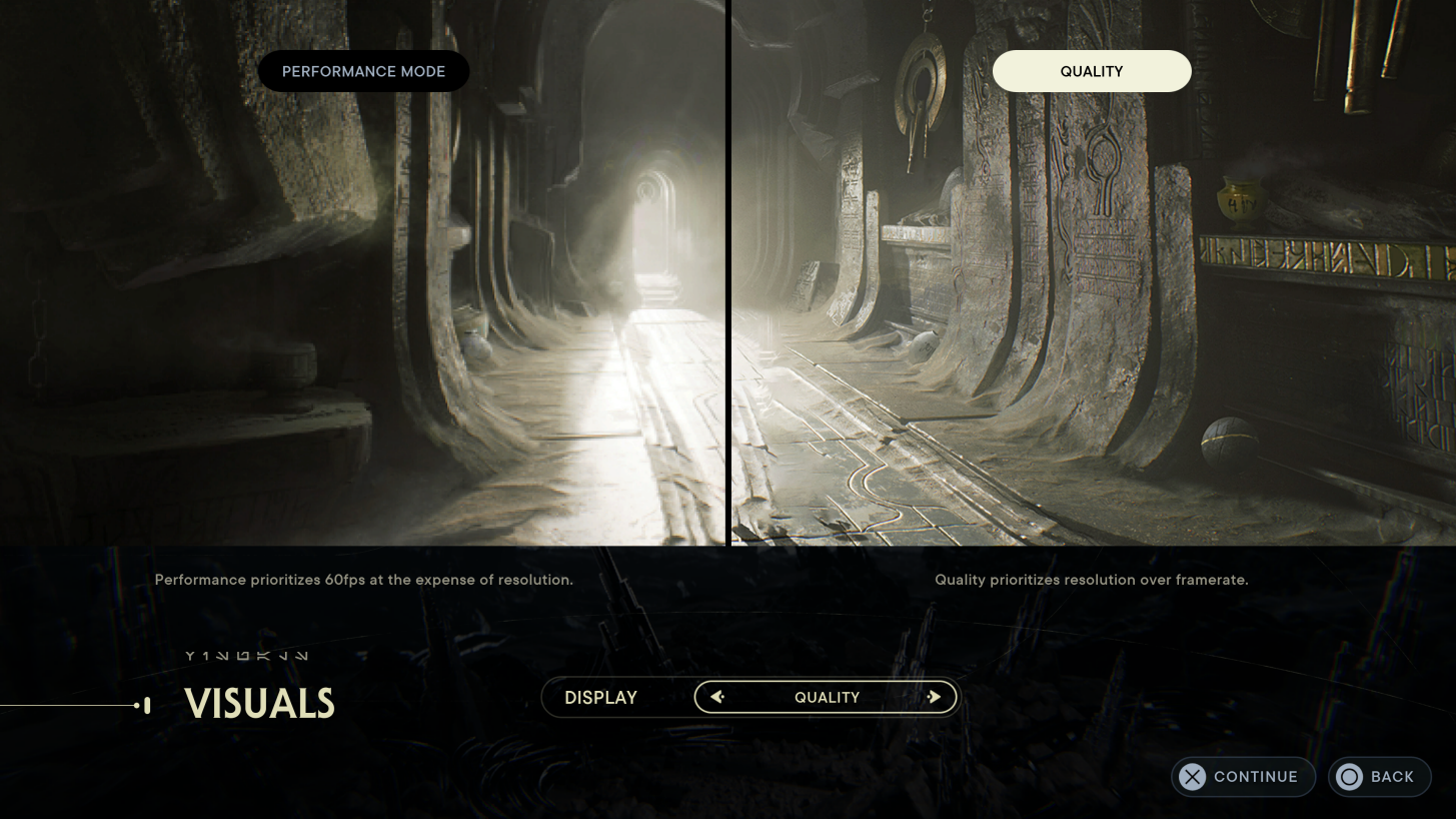 Star Wars Jedi: Survivor First Boot Settings For PS5 - An Official EA Site