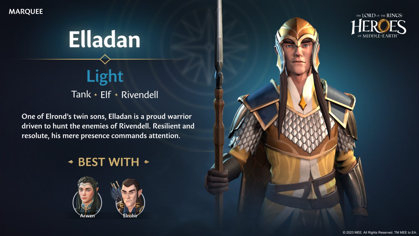 Character Kit Reveal - Elladan