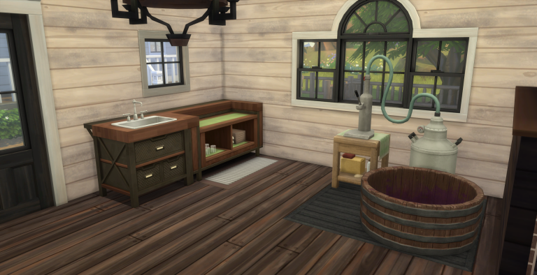 Chestnut Ridgeの建築：「The Sims™ 4 Horse Ranch」に登場するクリエイタービルド