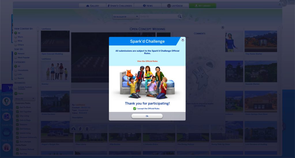 As maneiras de jogar os Desafios Spark'd do The Sims™