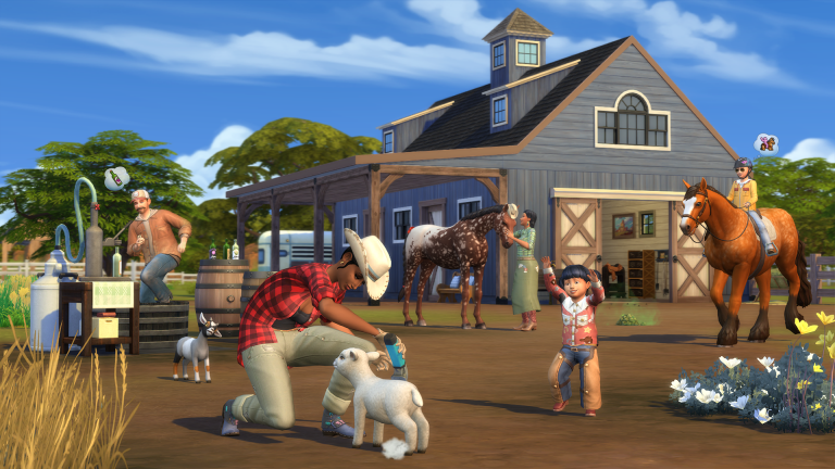 Explora la vida en un rancho en el nuevo pack de Expansión de Los Sims 4 Rancho de Caballos