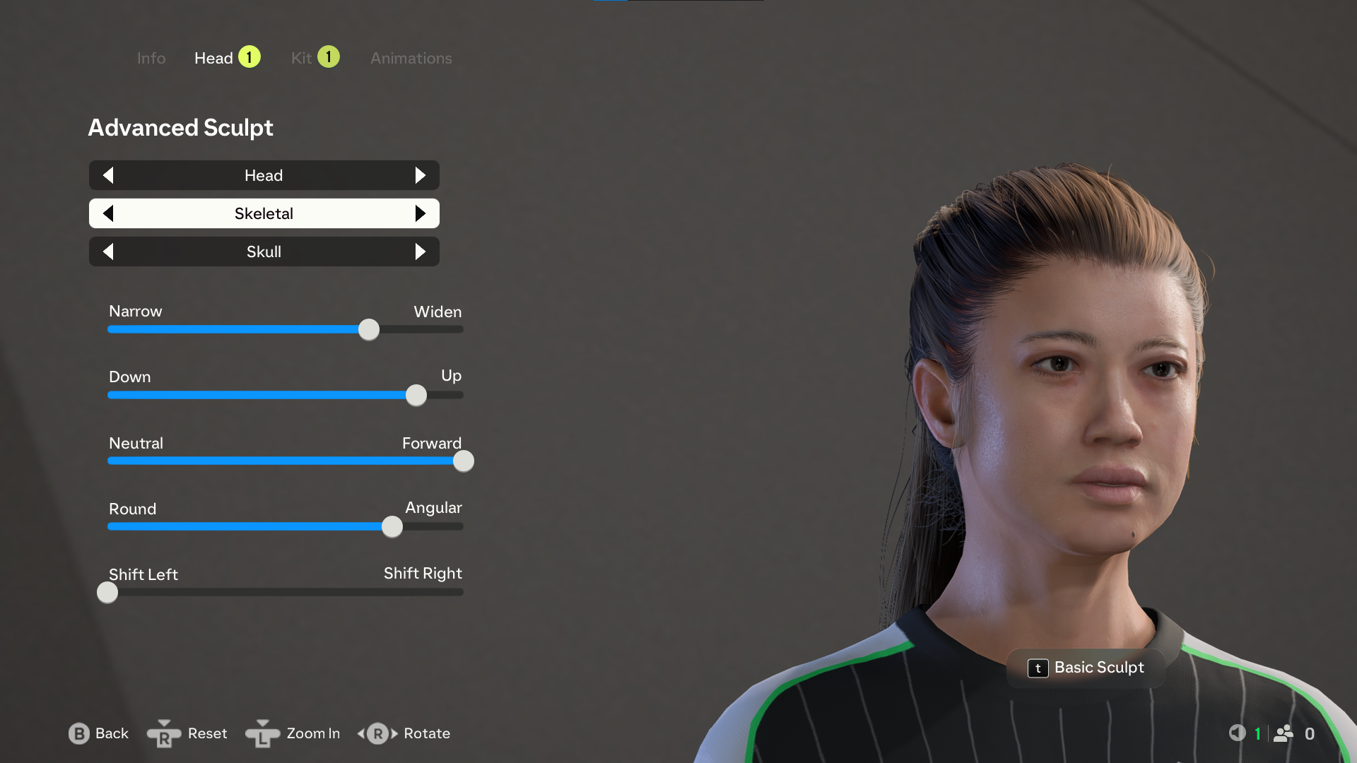 Crea un personaje único con la tecnología de Cranium en EA SPORTS FC 25