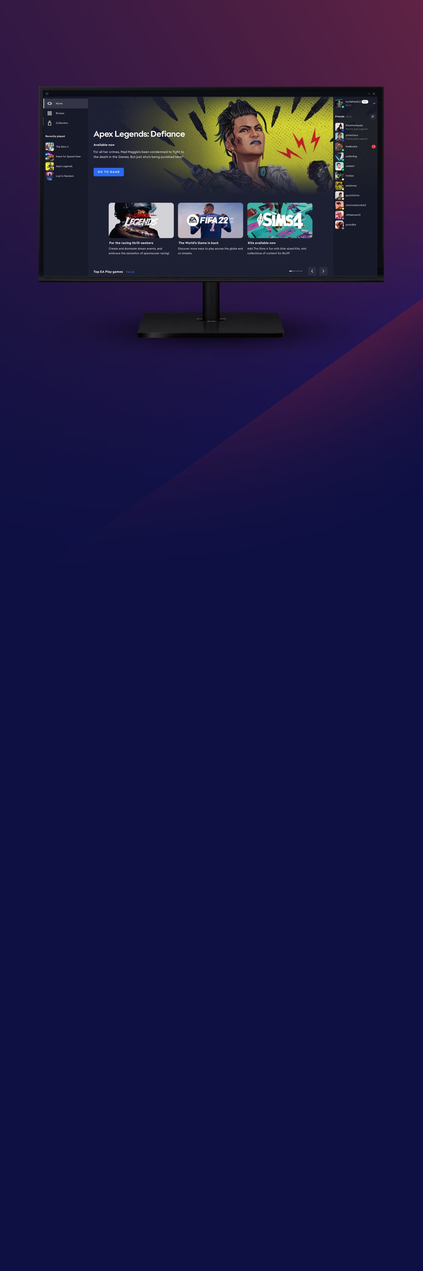 EA Desktop Beta — Closed Beta Registration Page
