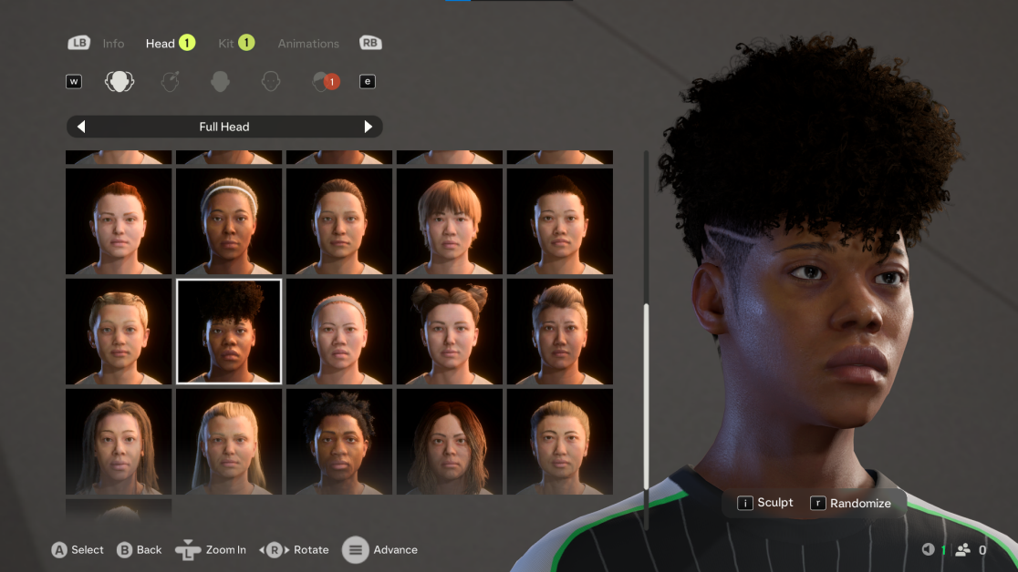 Create Your Unique Character with Cranium Technology in EA SPORTS FC 25