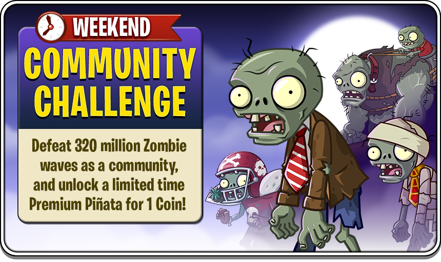 Community Challenge: Defeat Zombie Waves, Get Rewards!