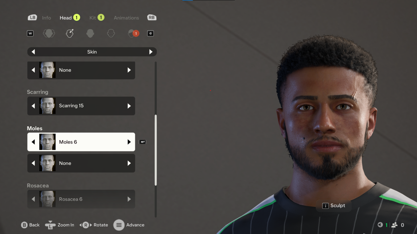 Create Your Unique Character with Cranium Technology in EA SPORTS FC 25