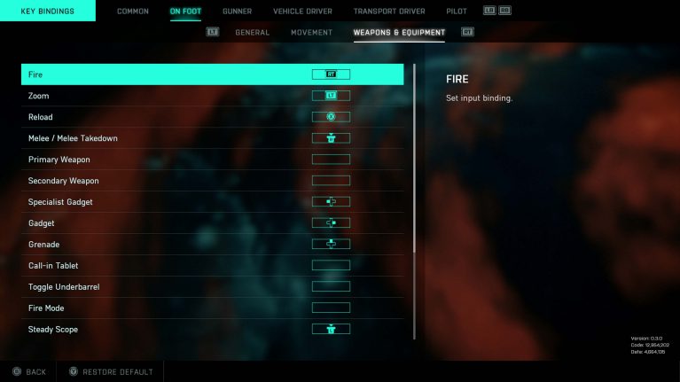 Battlefield 2042 Controller-Edit Controls For PC - An Official EA Site