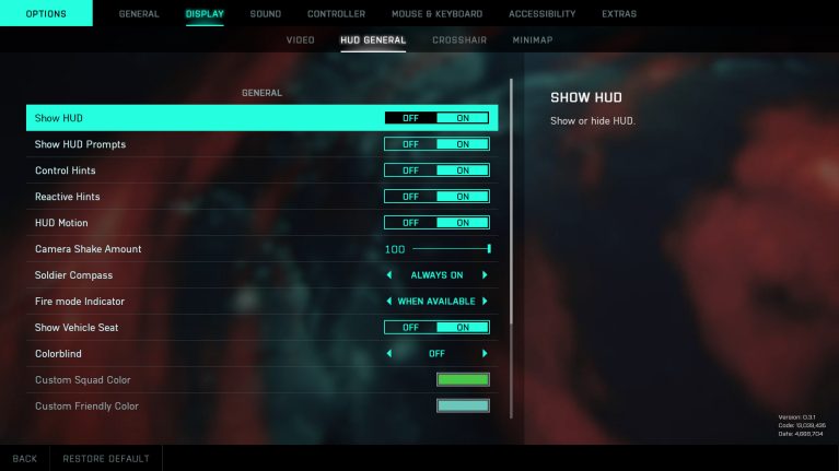 Battlefield 2042 Display Settings for PC - An Official EA Site