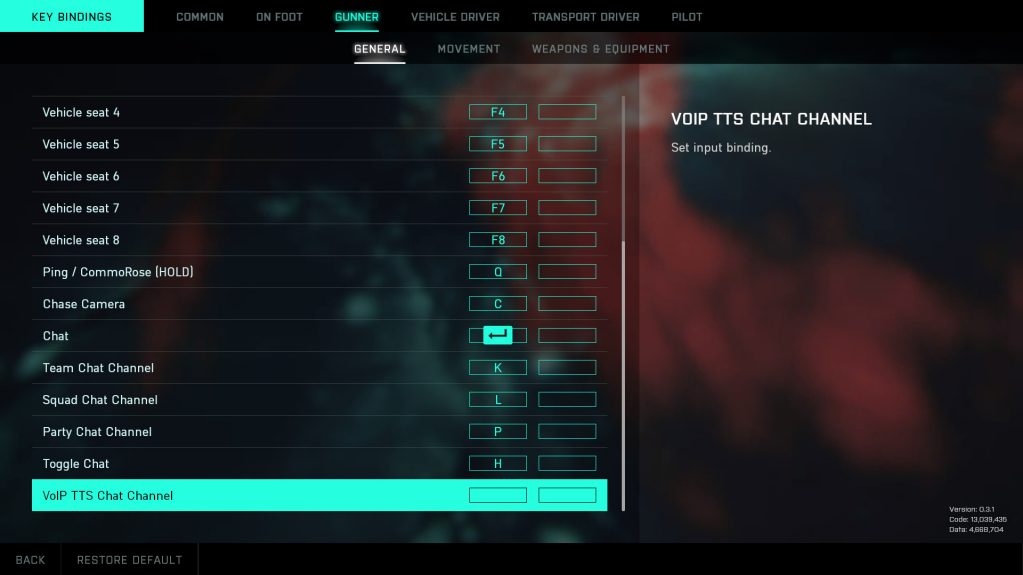Battlefield 2042 Mouse & Keyboard-Edit Controls For PC - An Official EA ...
